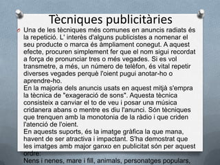 La publicitat | PPTX