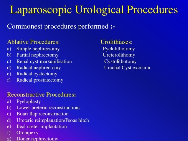 Urs Ureterorenoscopy Laparoscopic Surgeon