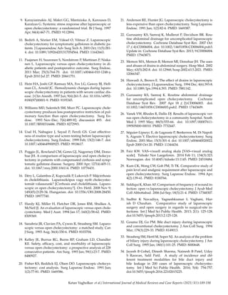 COMPARATIVE STUDY BETWEEN LAPAROSCOPIC AND OPEN CHOLECYSTECTOMY (STUDY ...