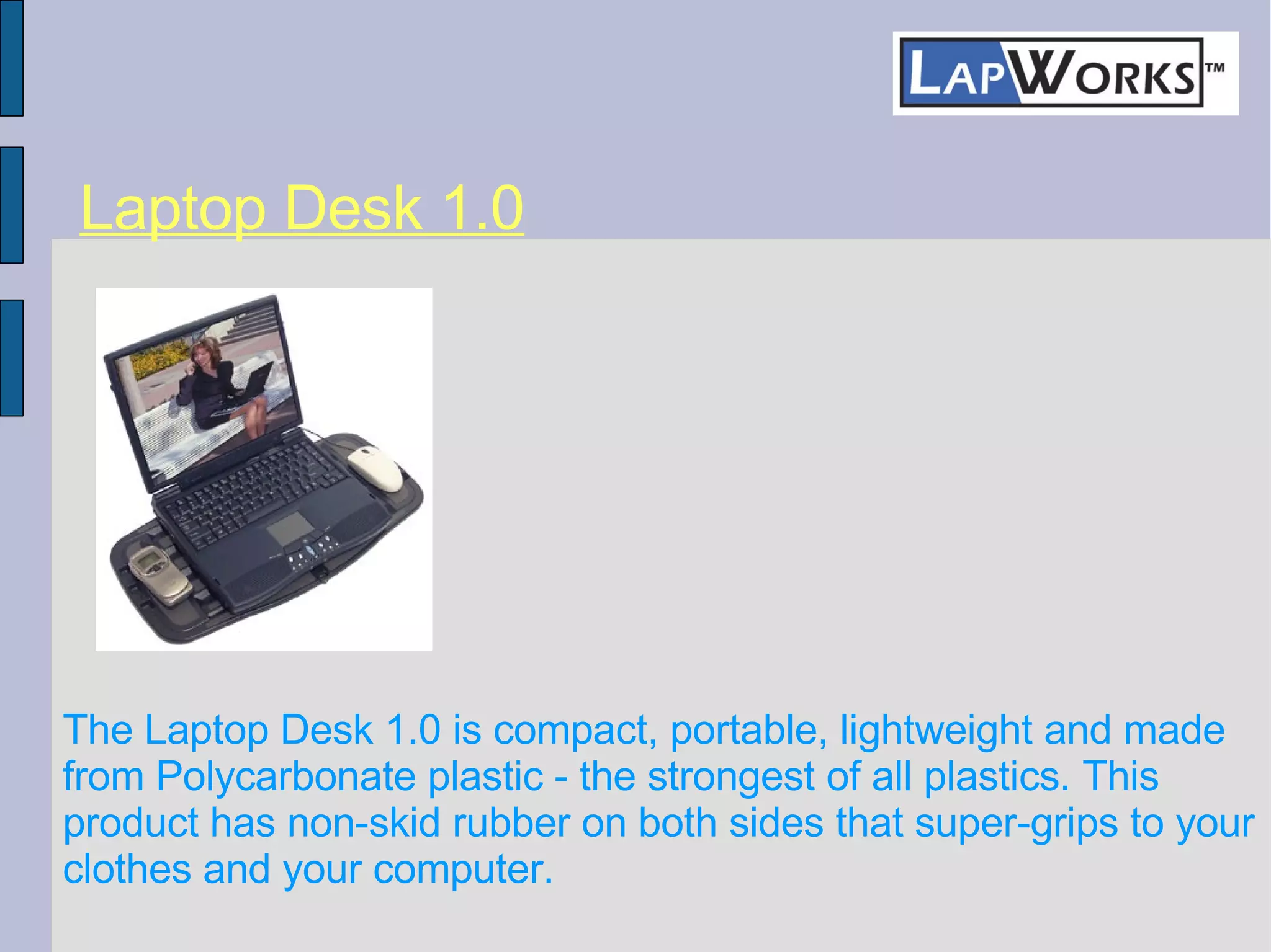 LapWorks: Laptop Desks and Desk Stands | PPT