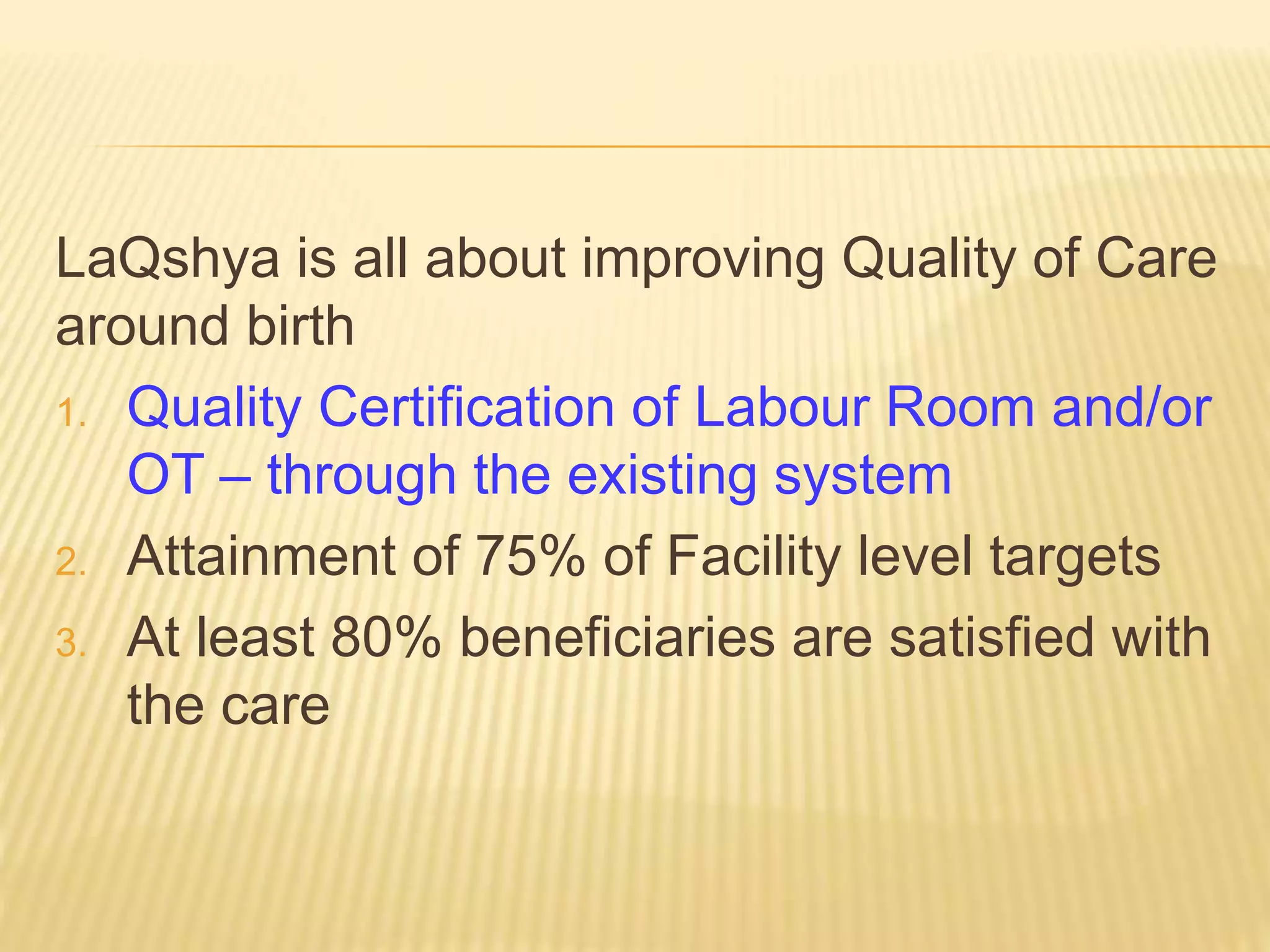 LaQshya programme | PPTX