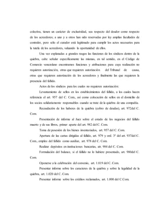 La quiebra | DOCX