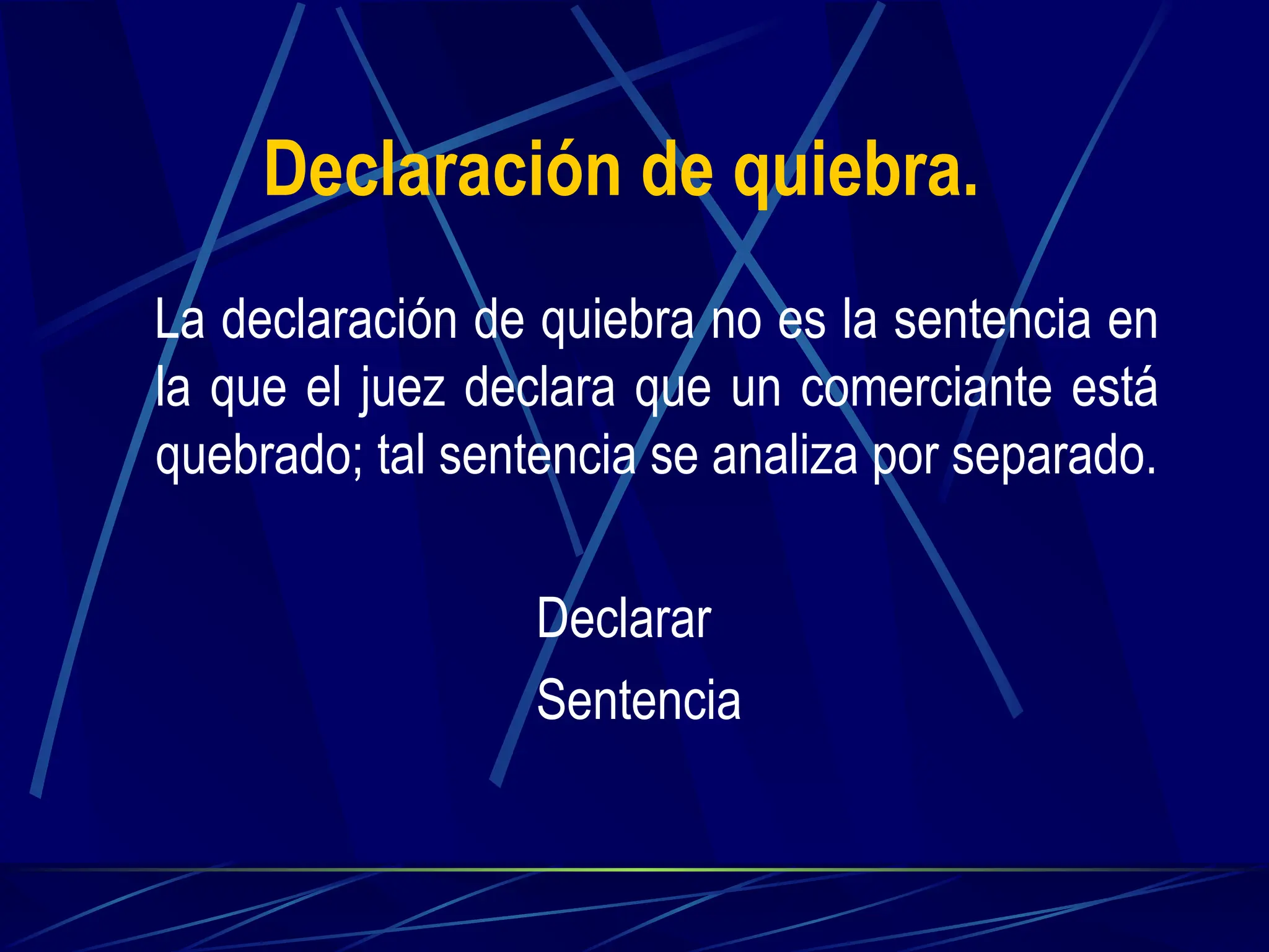 LA QUIEBRA Y SUSPENSION DE PAGOS.ppt