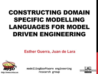 Constructing DSMLs | PPT