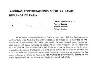 La rabia dr. elmer escobar | PPT