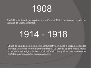 La radio | PPTX