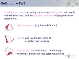The Measurement of Trust and Subjective Well-being: OECD Guidelines and ...