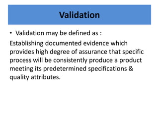 validation process | PPTX