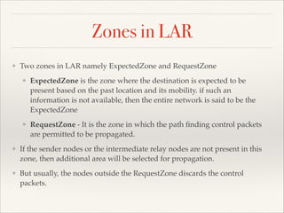 Location Aided Routing (LAR) | PDF