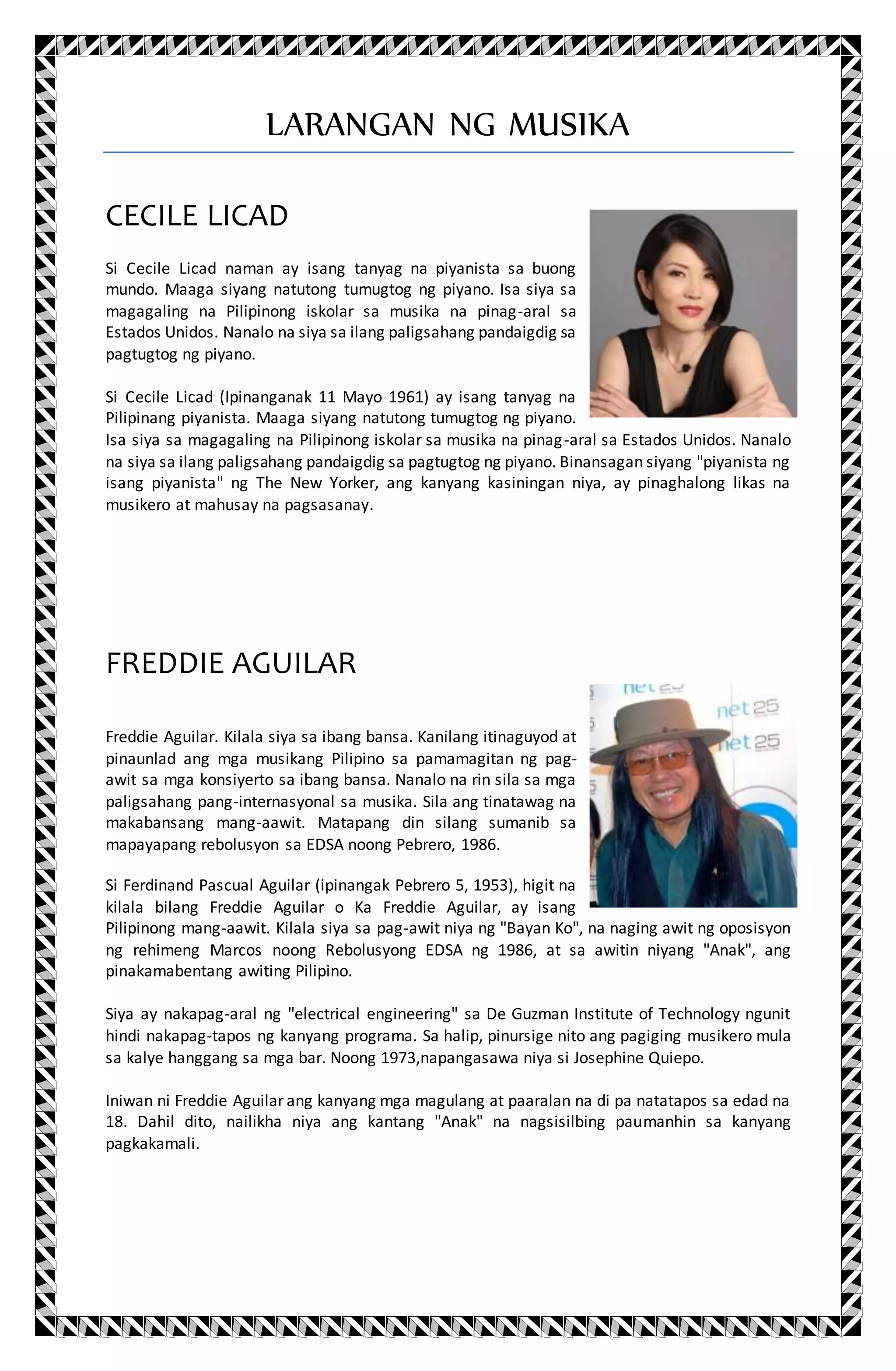 Larangan ng sining | DOCX