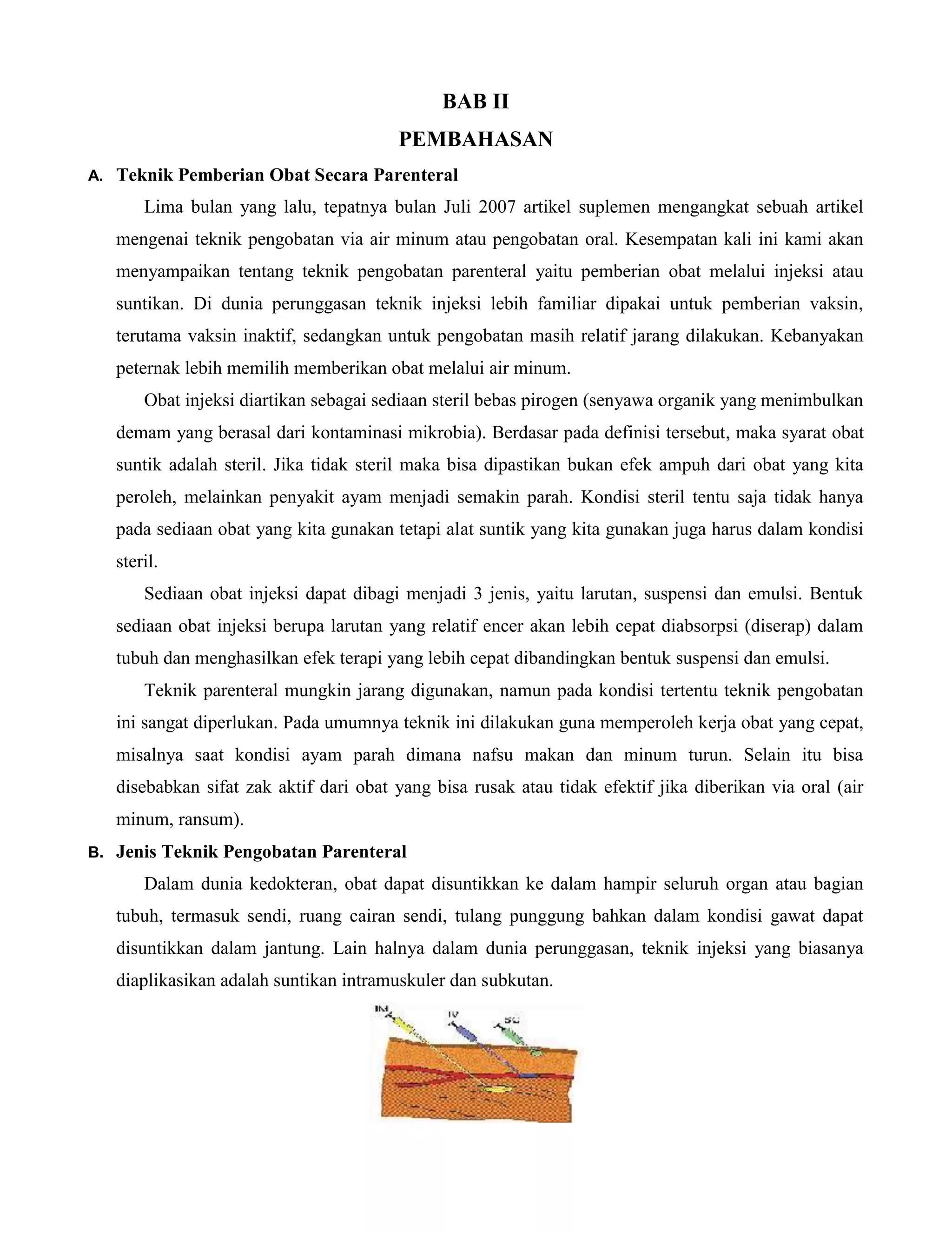 La rangki injeksi intravena n subkutan | DOCX