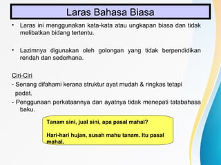 Penulisan Akademik : Laras Bahasa | PPT