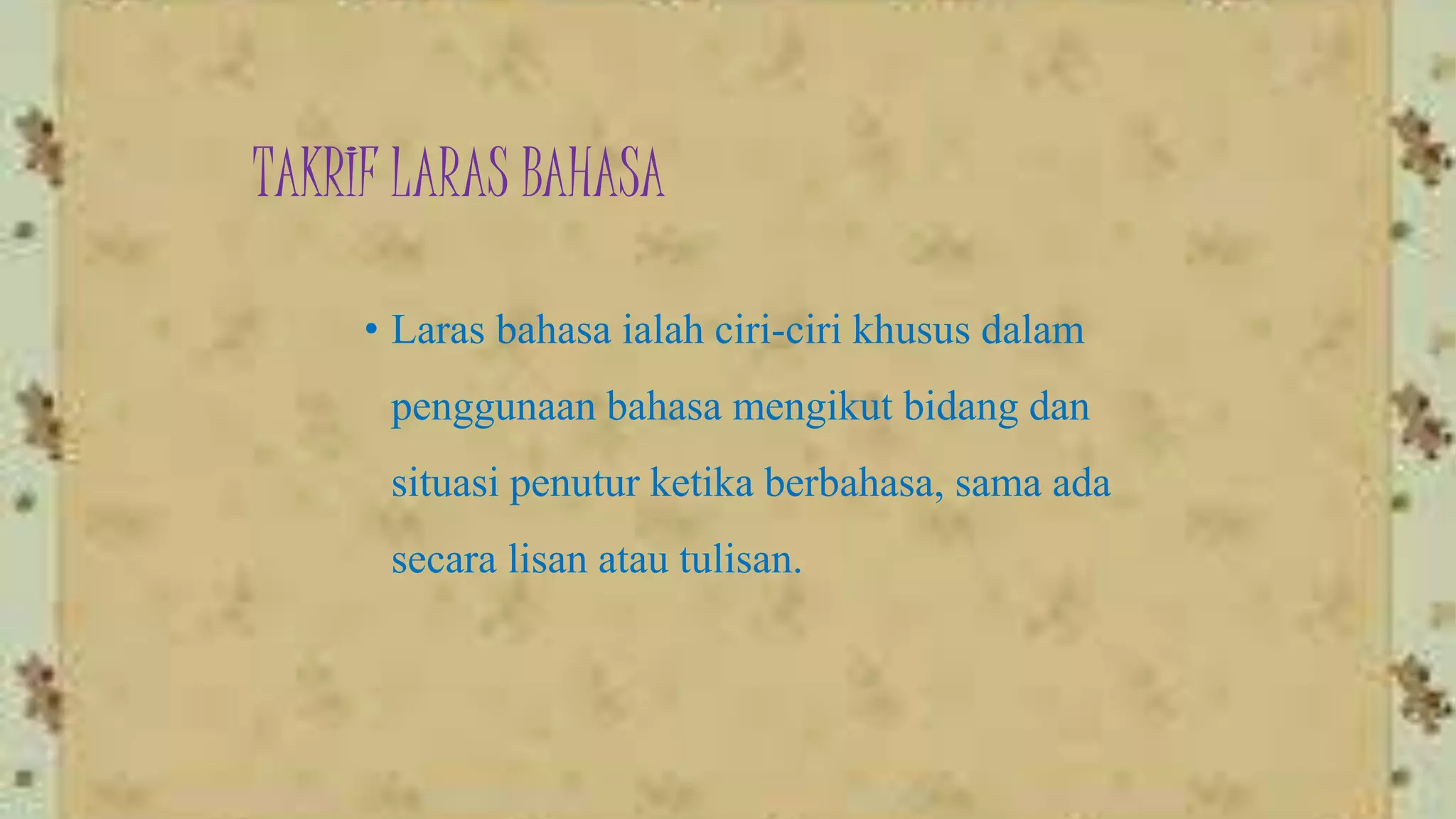 Laras bahasa iklan | PPTX