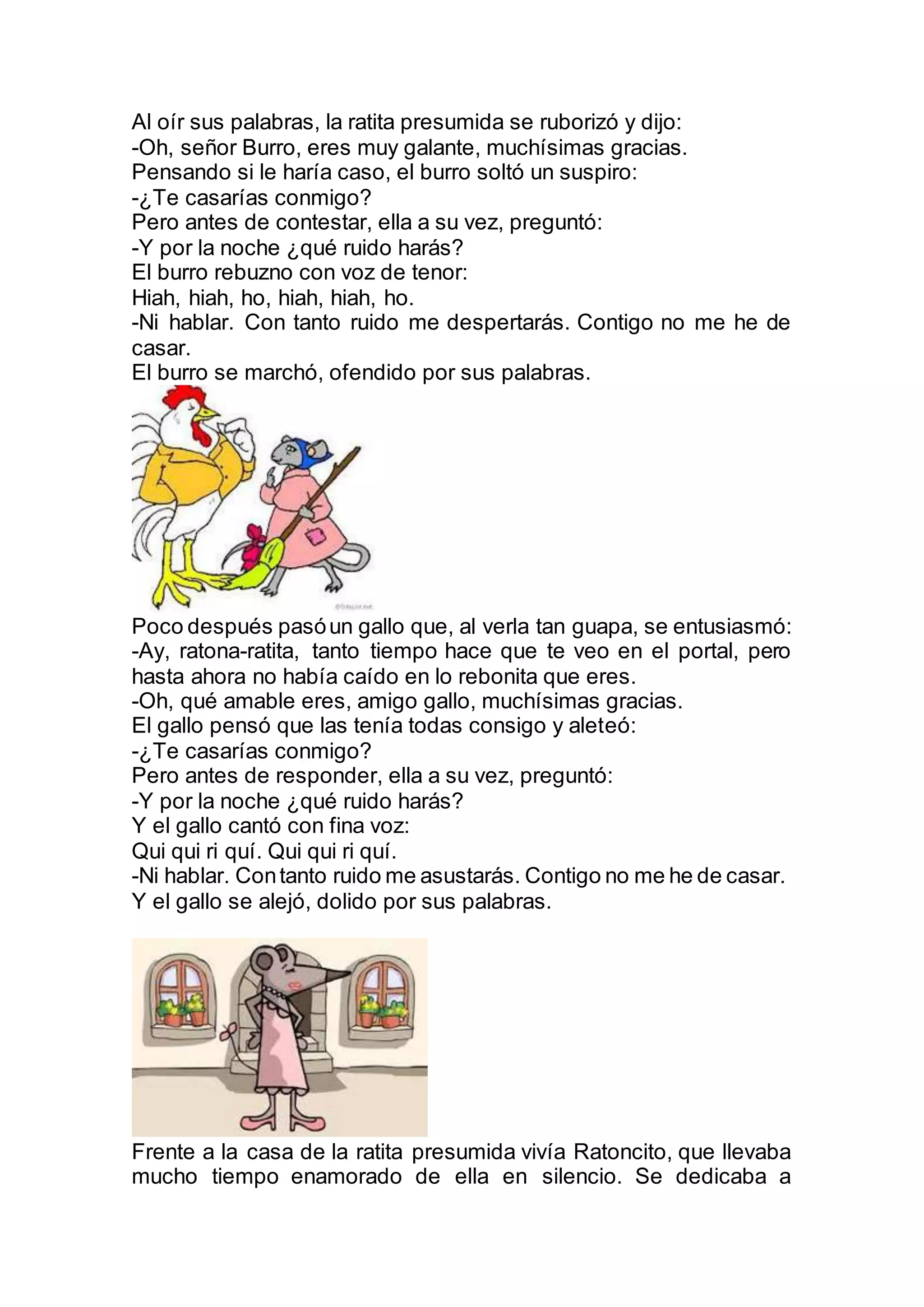 La ratita presumida | PDF