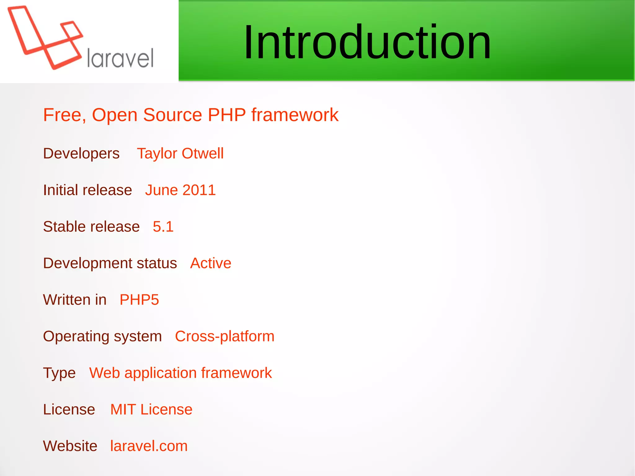 Laravel | PPT