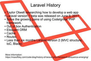 Laravel Core Concept & Ecosystem | PPT
