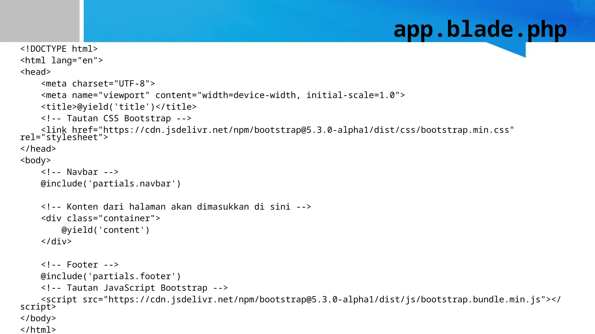 Pengenalan Laravel - install,routing,controller dan view.pptx