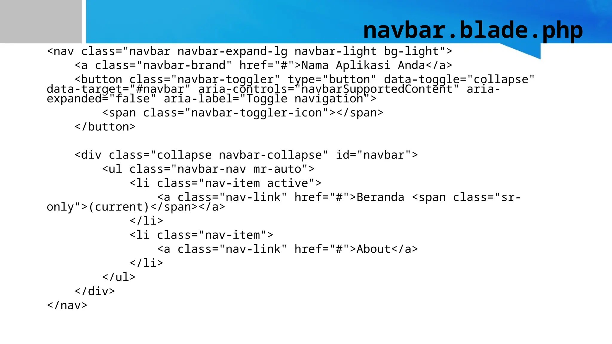Pengenalan Laravel - install,routing,controller dan view.pptx | Free Download