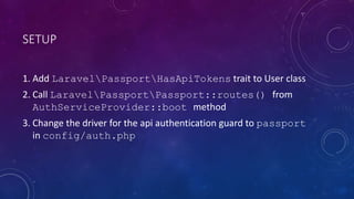 An introduction to Laravel Passport | PPTX