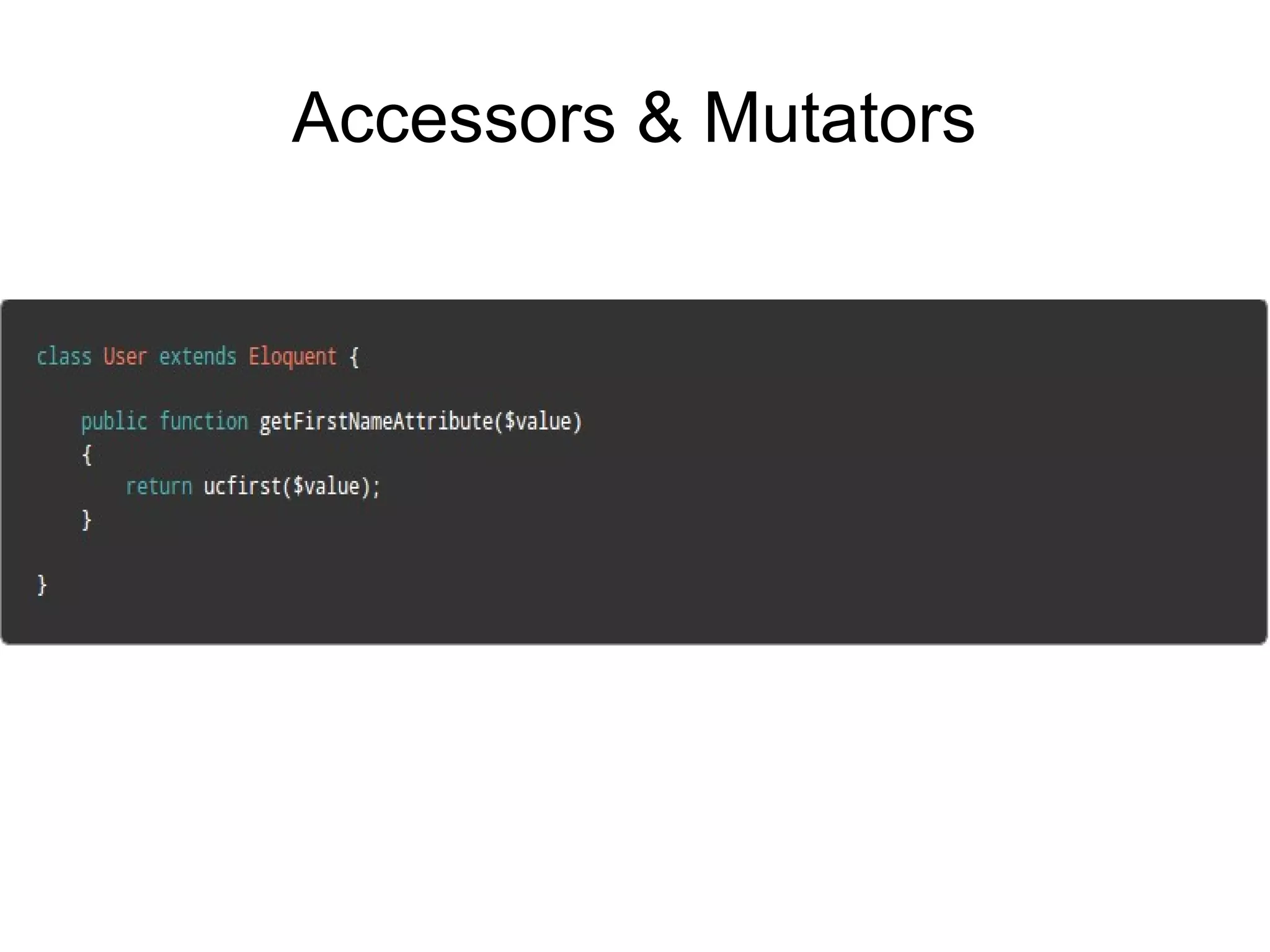 Laravel 4 presentation | PPT