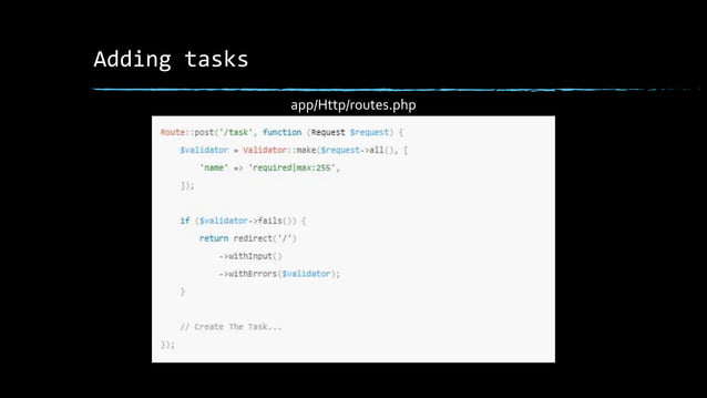 Laravel Tutorial PPT | PPTX