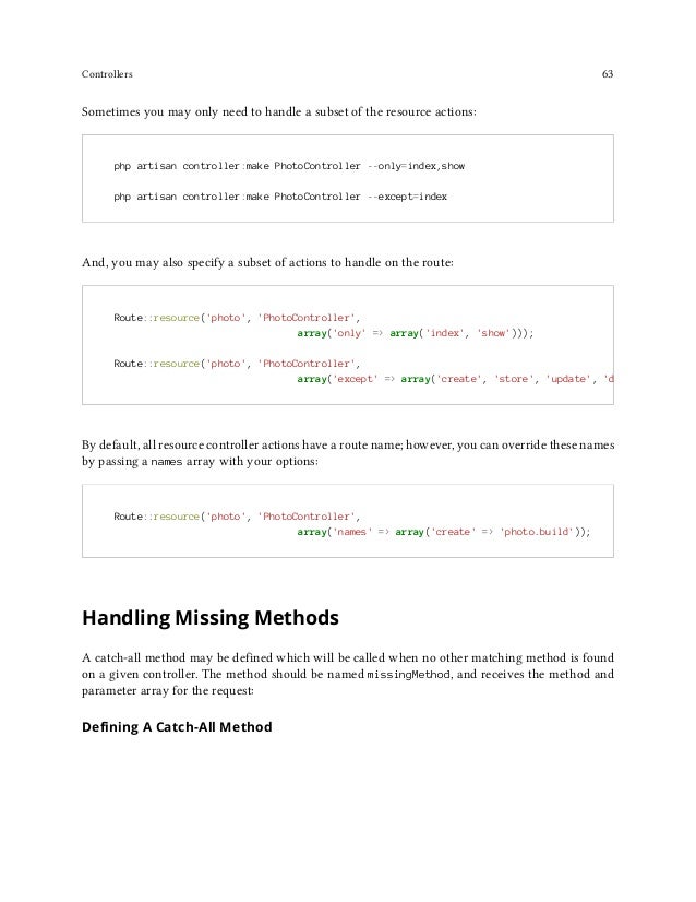 Laravel 4 Documentation