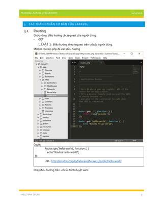 Laravel 5 framework | PDF