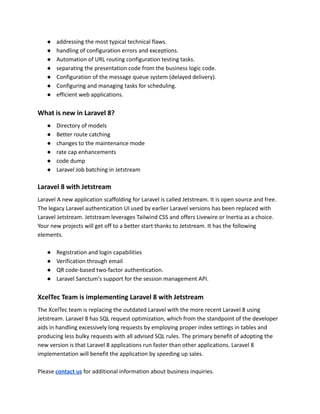 Laravel 8 with jetstream | PDF