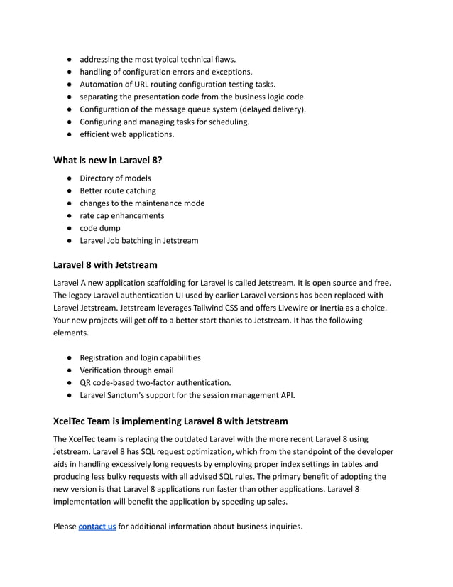 Laravel 8 with jetstream | PDF