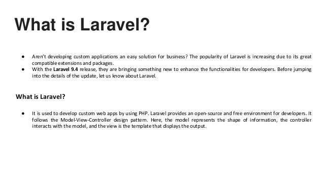 Laravel 9.4 Released_ Know The Amazing Features Here!.pptx