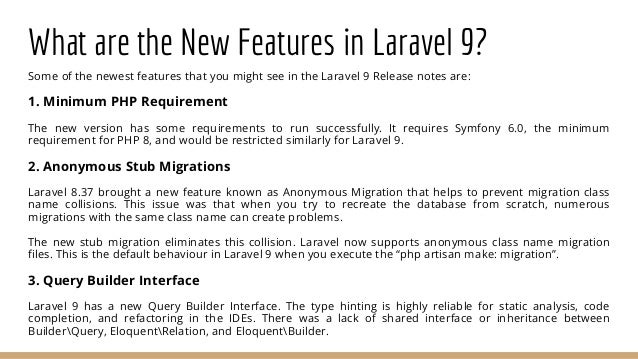 Laravel 9_ Unlock the Exciting Features Here!.pptx