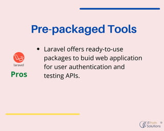 Laravel and CodeIgniter: pros & cons | PPT