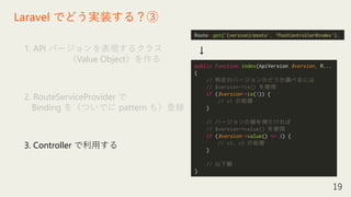 Laravel で API バージョニングを実装するなら | PDF