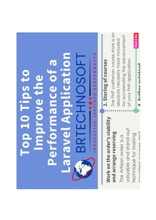 Top 10 Tips to improve the performance of Laravel Application | PDF