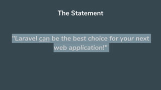 Laravel, beyond the framework | PPT