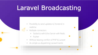 Realtime Applications with Laravel - LaravelLive India Online Meetup Jun 2020 | PPTX