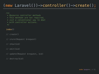 Build your own RESTful API with Laravel | PPT