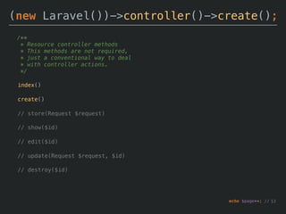 Build your own RESTful API with Laravel | PPT