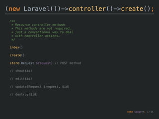 Build your own RESTful API with Laravel | PPT