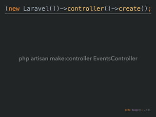 Build your own RESTful API with Laravel | PPT