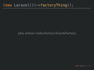 Build your own RESTful API with Laravel | PPT