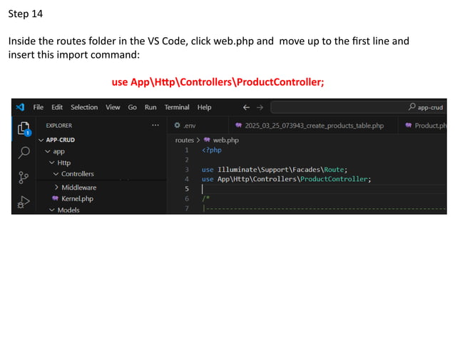 Laravel Crud Tutorial Basic Step by Stepy S | PPT