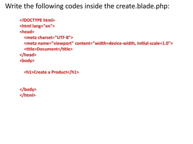 Laravel Crud Tutorial Basic Step by Stepy S | PPT