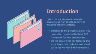 Laravel Development - Unleashing the Power of the Best PHP Framework | PPT