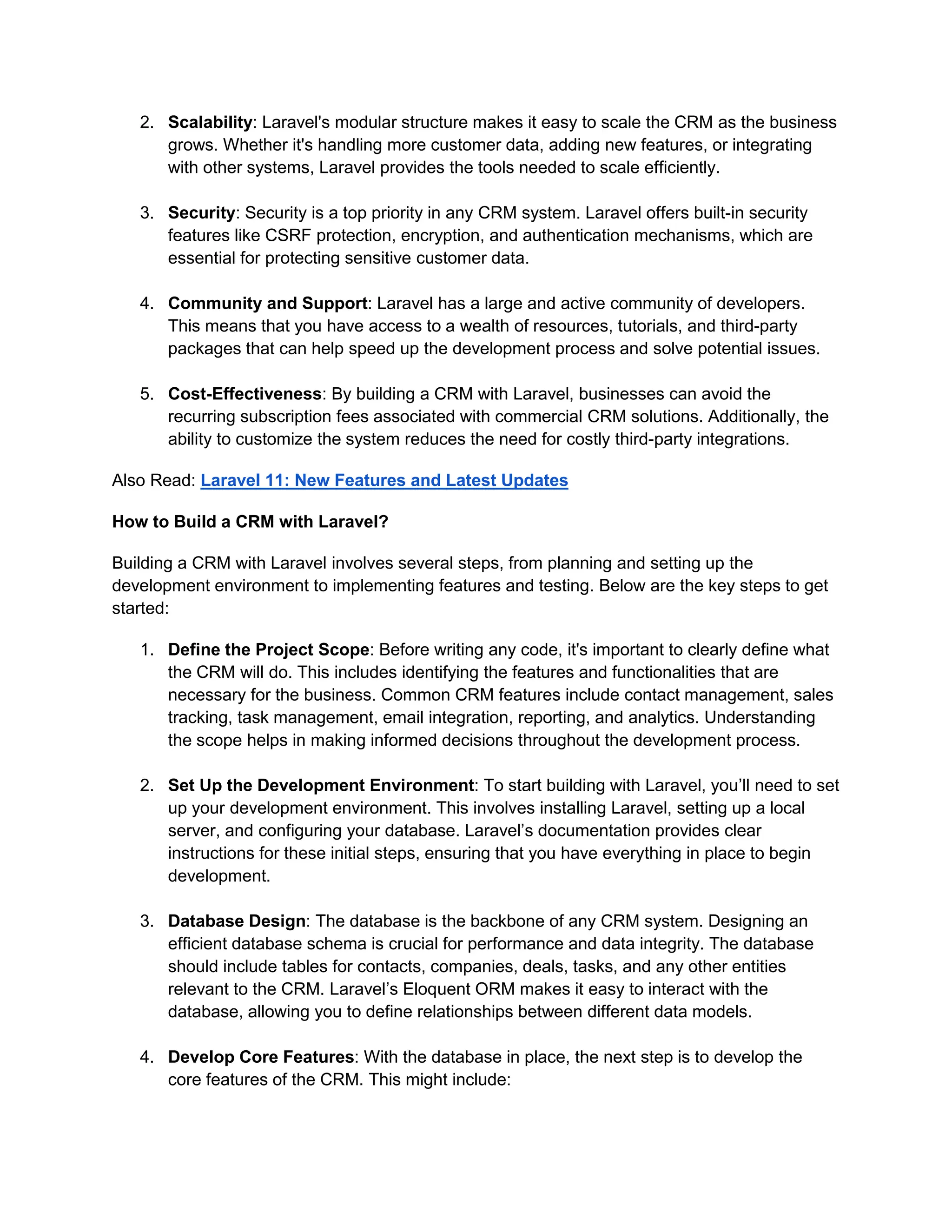 Laravel for CRM Development A Detailed Guide.pdf