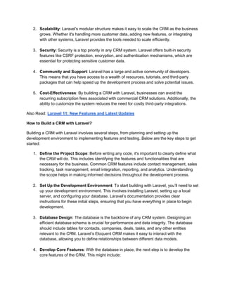Laravel for CRM Development A Detailed Guide.pdf