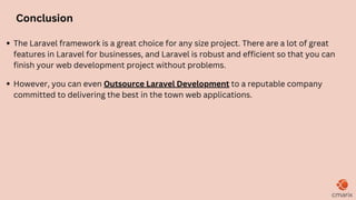 Top Reasons to Use Laravel for Web Development | PPTX