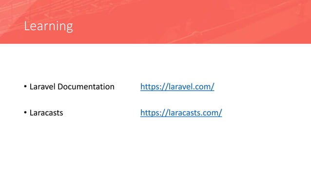 Laravel introduction | PPTX | Cloud Computing | Internet