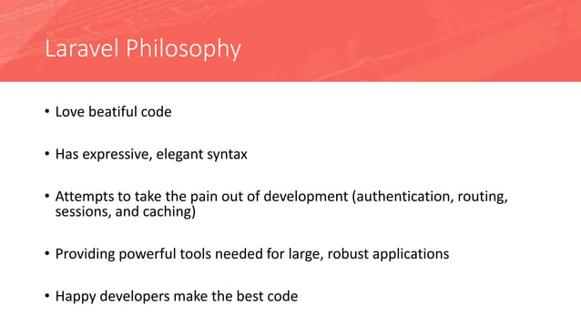 Laravel introduction | PPTX | Cloud Computing | Internet