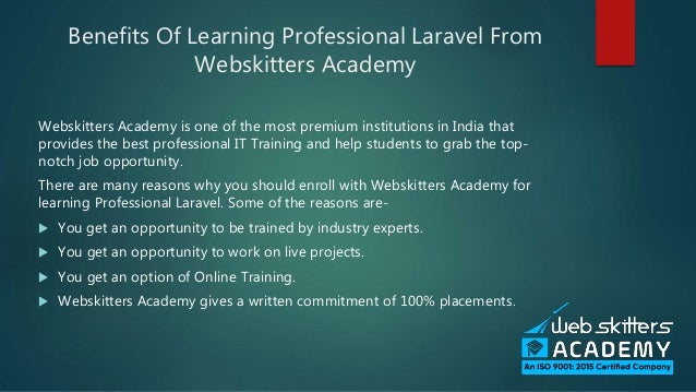 Laravel online training | PPTX | Web Development | Internet